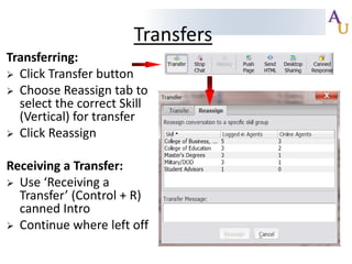 Live chat training, best practices and tips | PDF