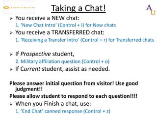 Live chat training, best practices and tips | PDF