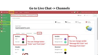Livechat Window Theme | PPTX | Internet | Computing