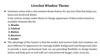 Livechat Window Theme | PPT