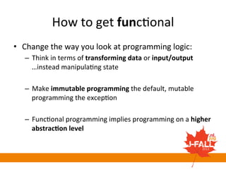 Live coding java 8 urs peter | PPT