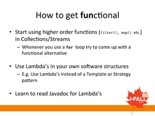 Live coding java 8 urs peter | PPT