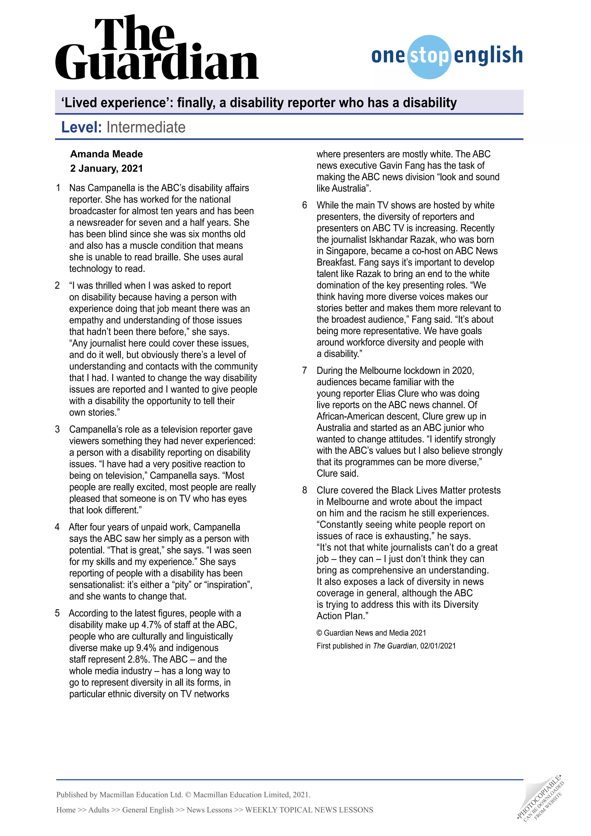 Lived Experience Article (Intermediate).pdf