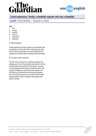 Lived Experience Article (Intermediate).pdf