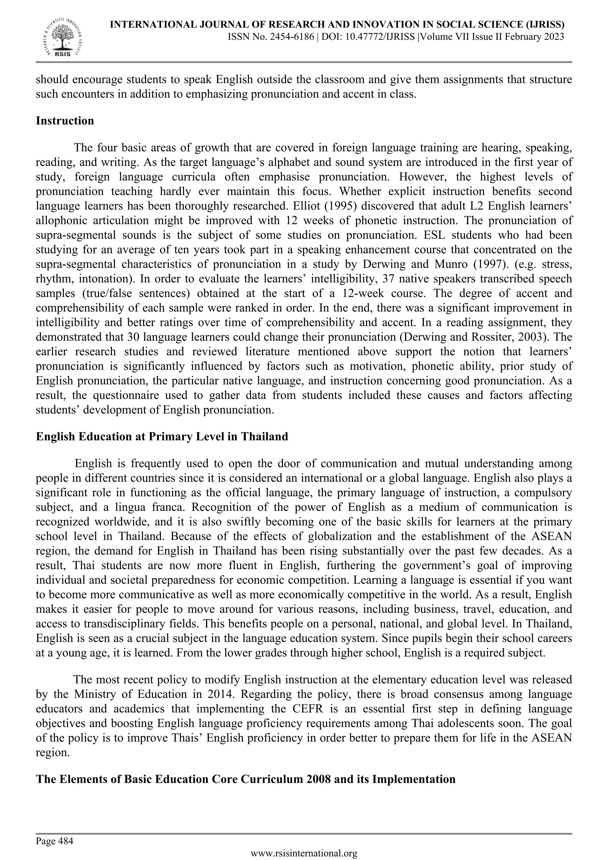 Lived Experiences of Filipino Teachers Teaching Foundational English ...