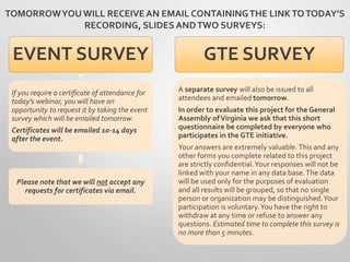 Live discussion intro end slides gte pdd 2014 | PPTX
