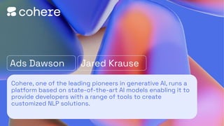 INTERFACE by apidays 2023 - Securing LLM and NLP APIs, Ads Dawson & Jared Krause, Cohere | PPT