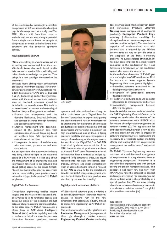 Beyond PLM enabling Live Engineering - Digital Engineer 2016 | PDF