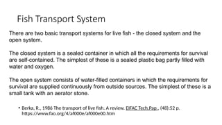Live Fish handling and Tranportation.pptx