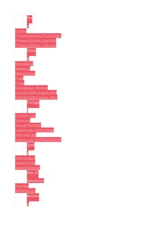 Live football | PDF | Soccer | Sports