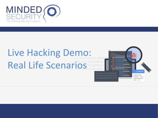 Live hacking Demo | PPT