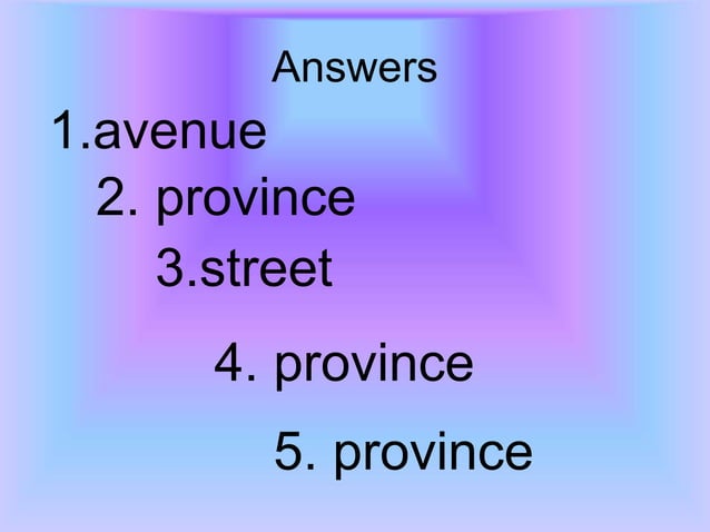 Live in, live on and live at | PPTX