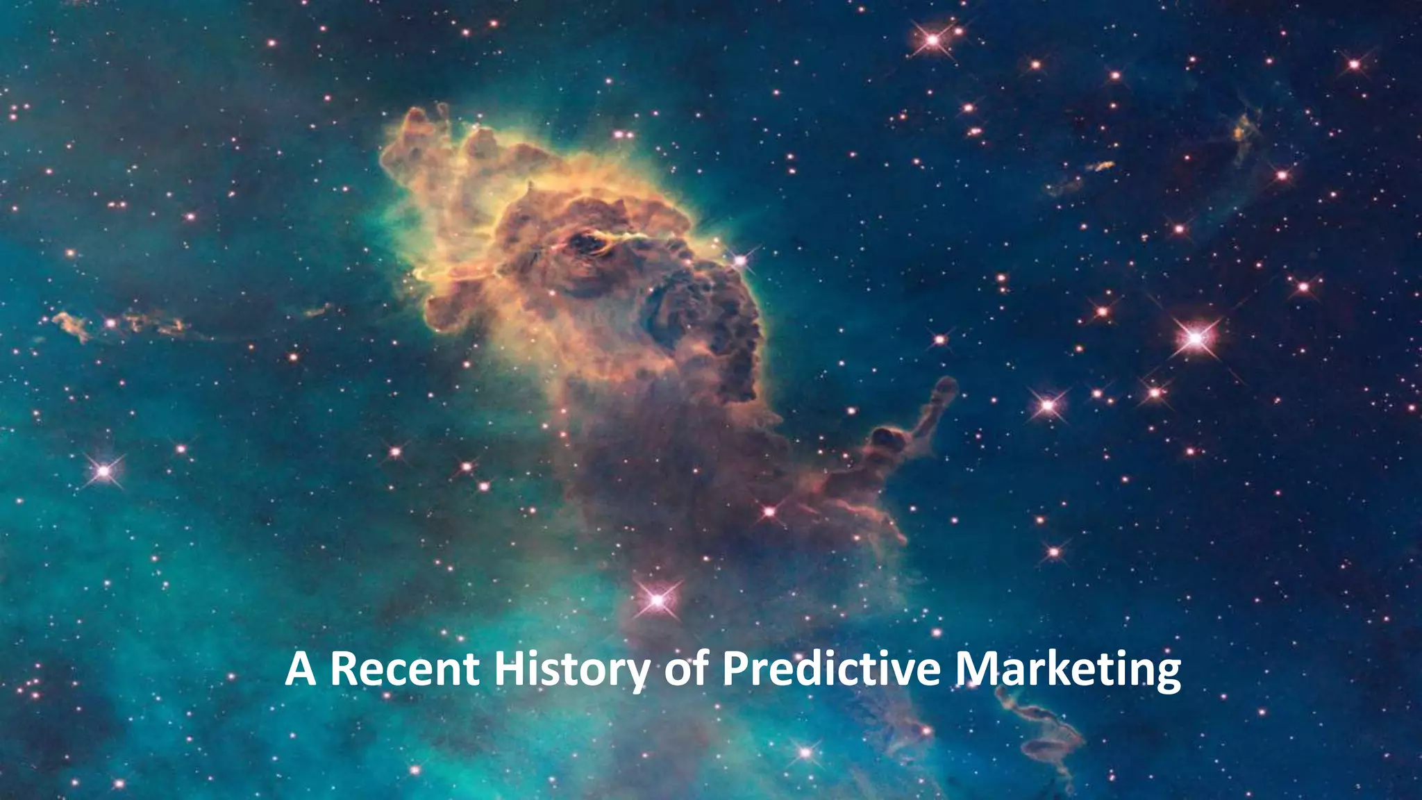 "A Recent History of Predictive Marketing" - Dave Hendricks (LiveIntent ...