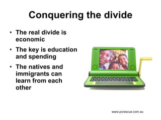 Conquering the Digital Divide | PPT