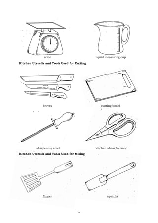Kitchen Utensils Names Drawing