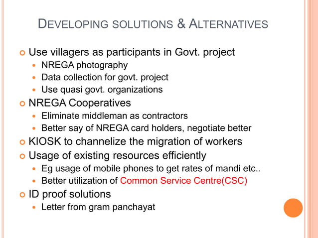 Livelihood And Employment | PPT