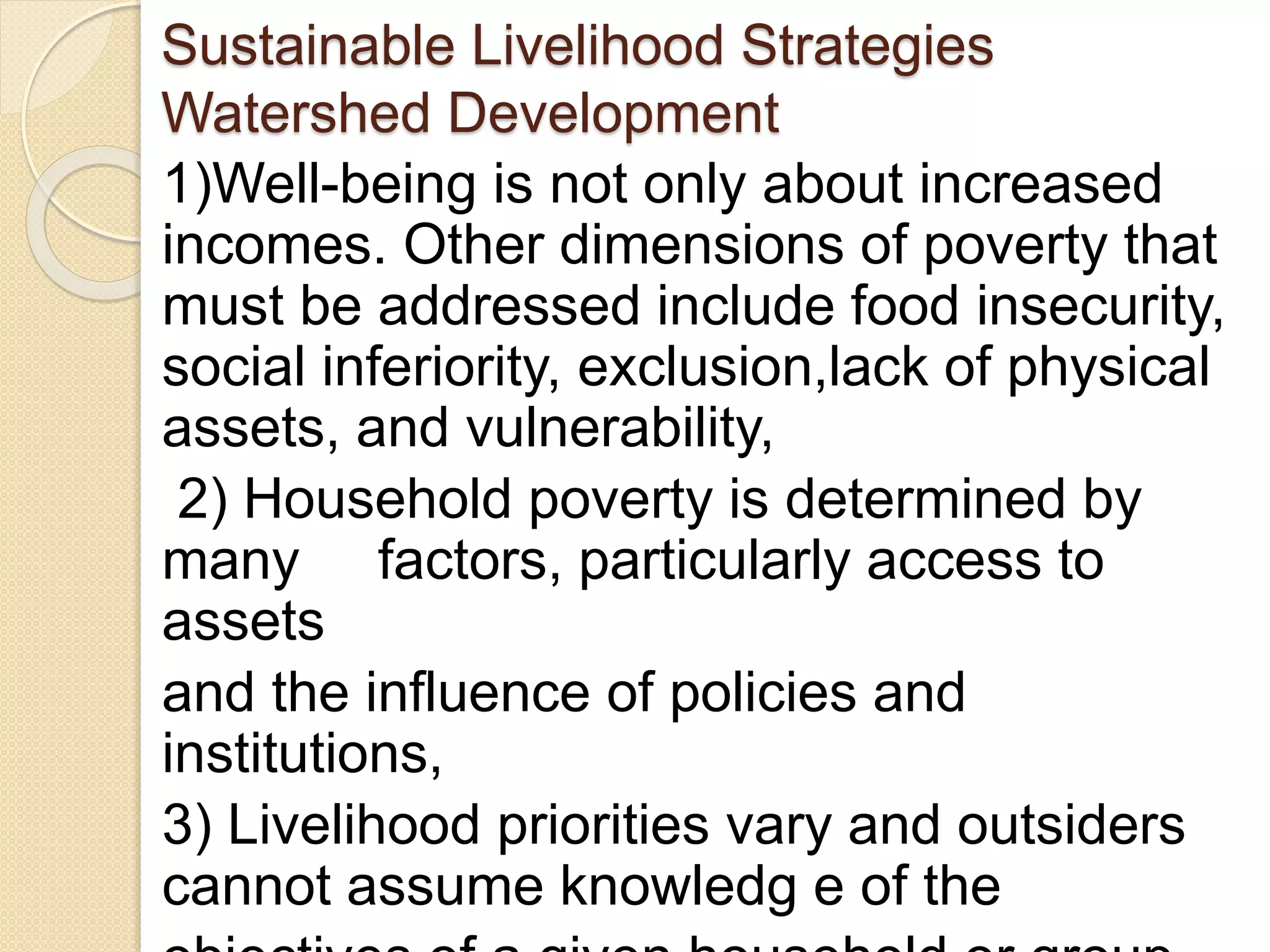Livelihood approach ppt | PPTX