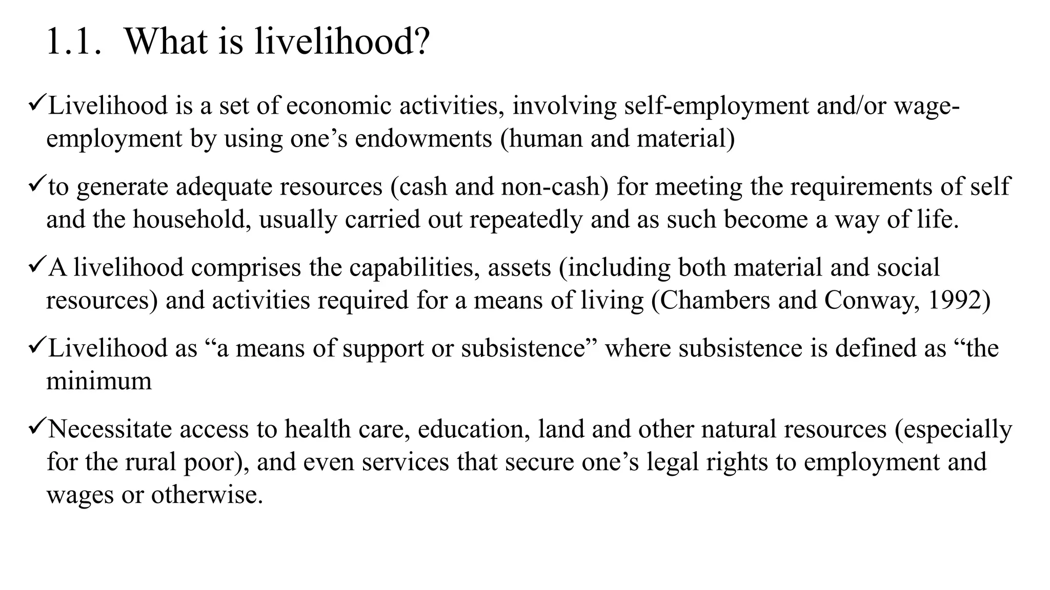 livelihood chapter one.pptx