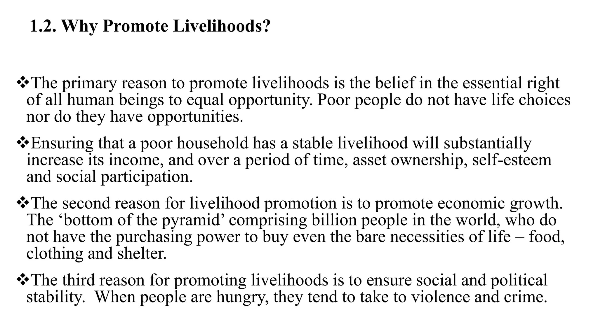 livelihood chapter one.pptx