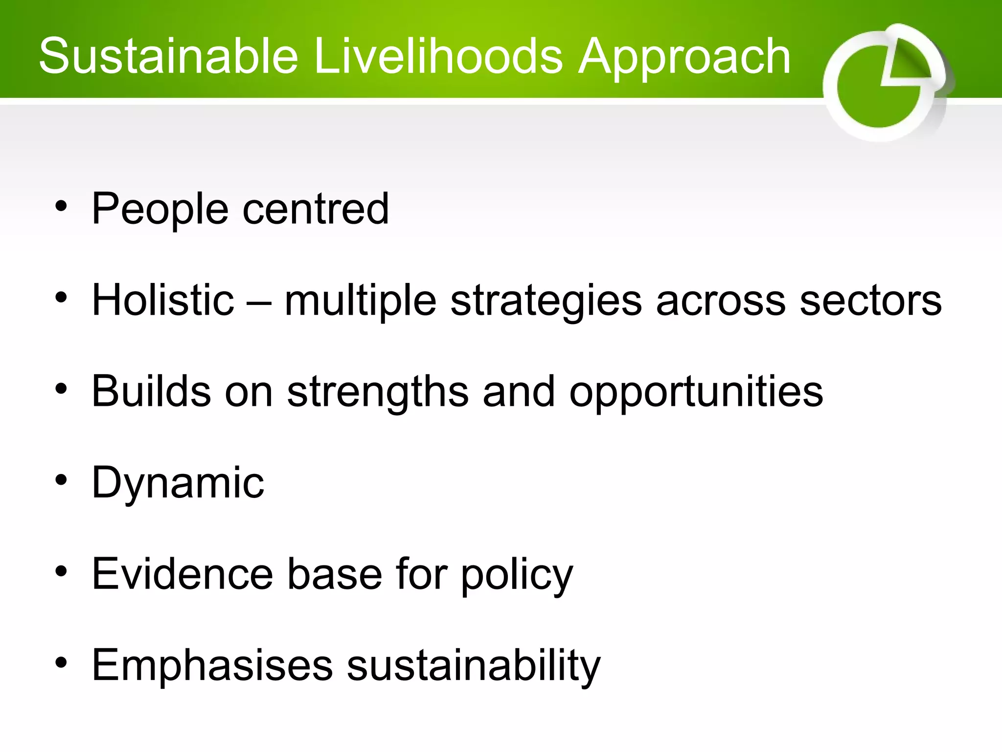 Livelihood concept | PPT