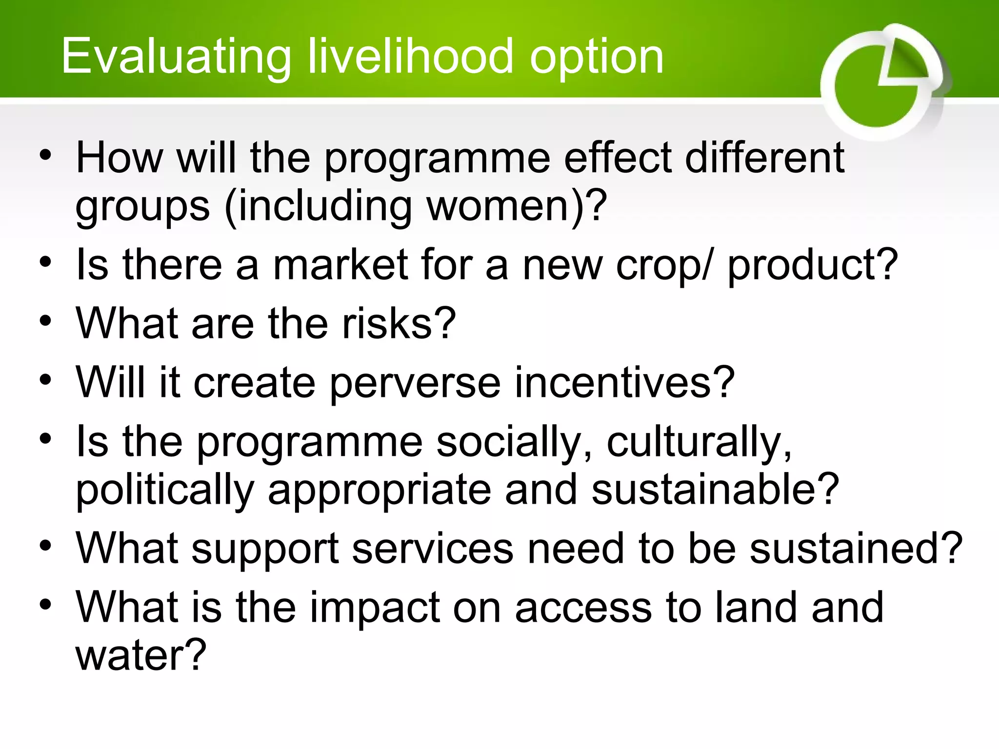 Livelihood concept | PPT