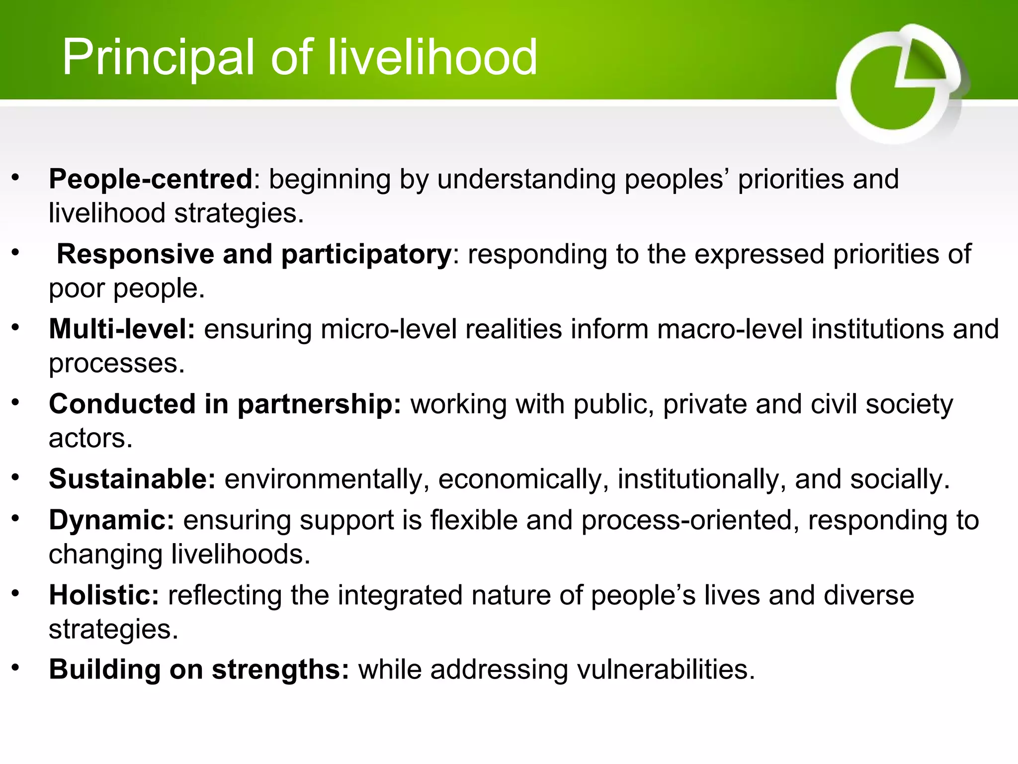 Livelihood concept | PPT