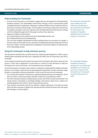 Livelihood mapping | PDF