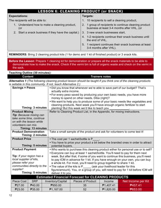 ICM Livelihood Trainers Manual v5 | PDF | Agriculture | Industries