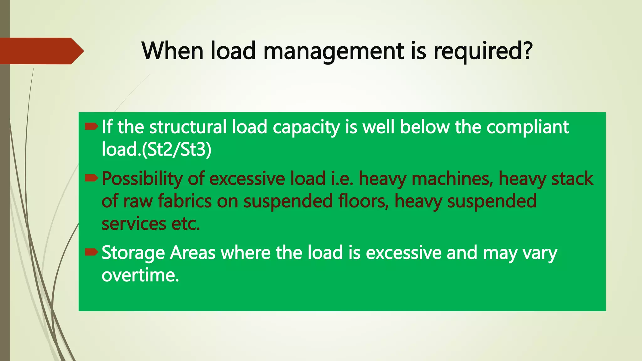 LIVE LOAD MANAGEMENT.pptx