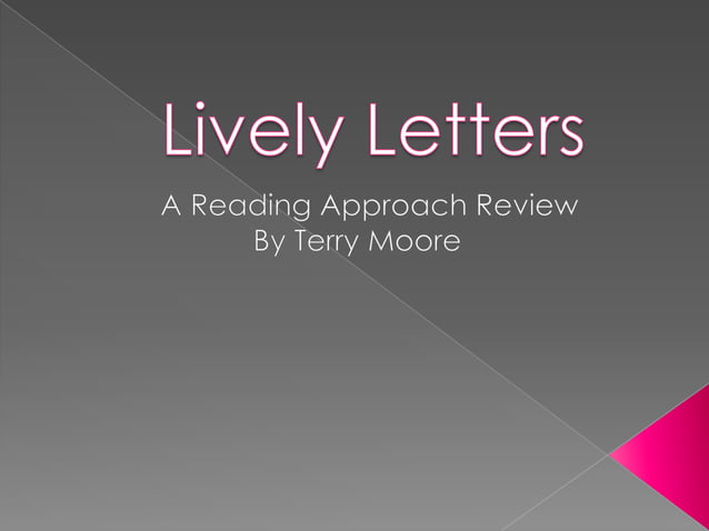 Lively letters powerpoint | PPTX