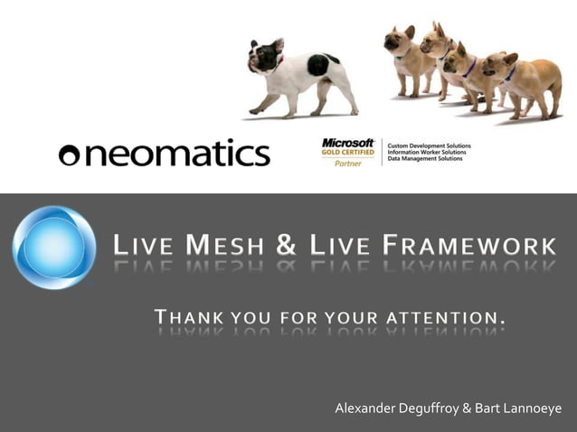Live mesh & live framework | PPT