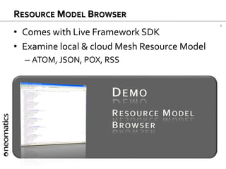 Live mesh & live framework | PPTX
