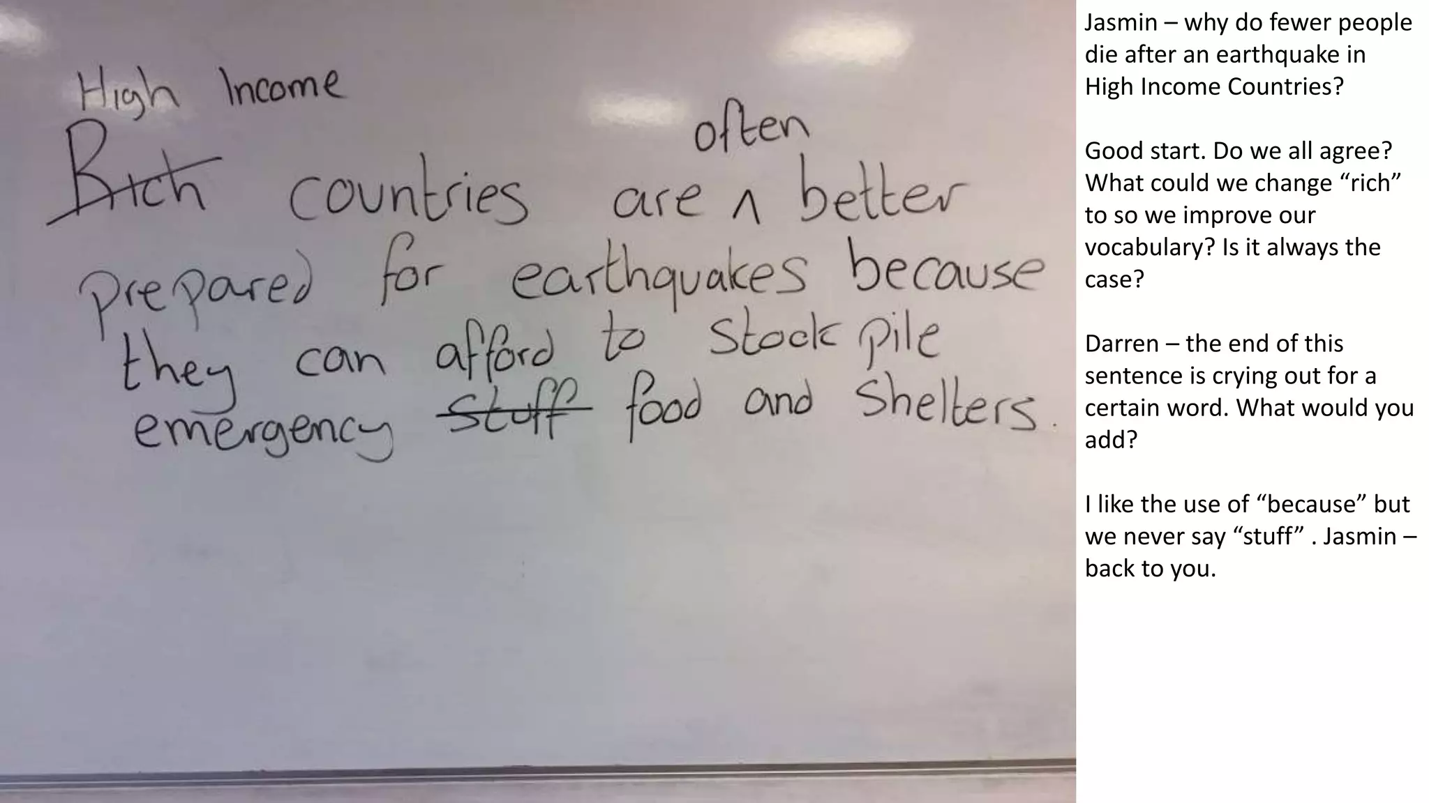 Live modelling | PPT