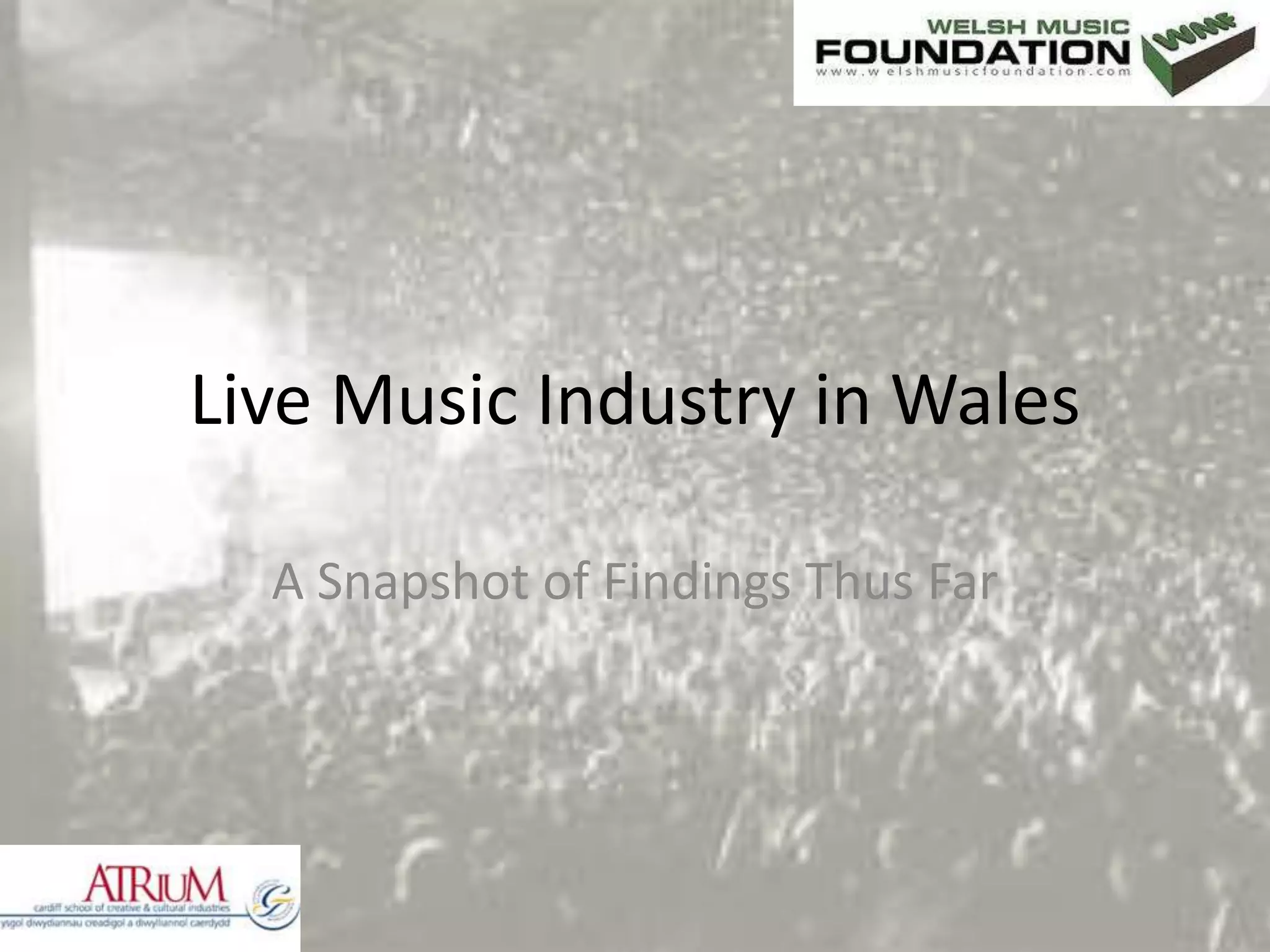 Live music industry presentation | PPTX