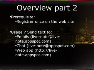 Live-Note | PPT | Computer Software and Applications | Computing