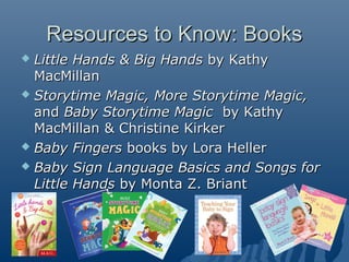 Liven Up Baby and Toddler Storytimes with Sign Language | PPT ...