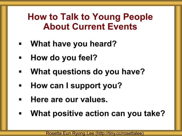 Live Oak Talking to Youth About Complex and Heated Topics | PPT