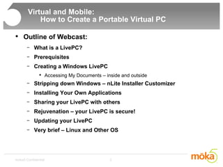LivePC creation webcast | PPT