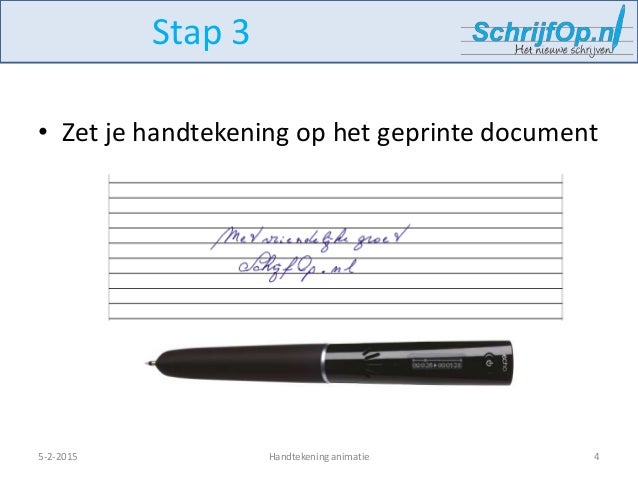 Live PDF Animatie handtekening met Livescribe