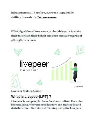 Livepeer staking guide | PDF