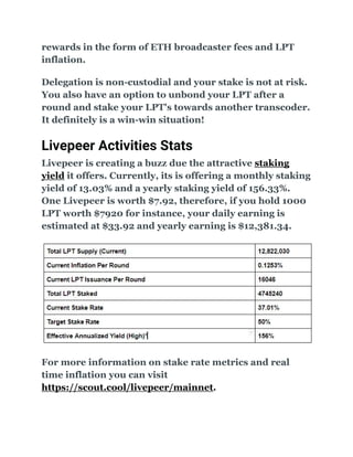 Livepeer staking guide | PDF