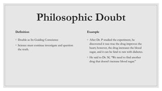 Know Your Behavior: 6 Attitudes Of Science/ Philosophical Assumptions ...