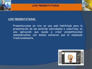 Live Presentations | PPTX