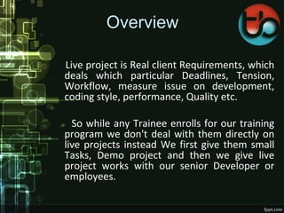 Live project | PPT