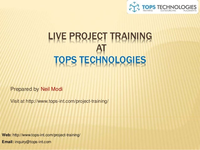 Live Project Training in Ahmedabad