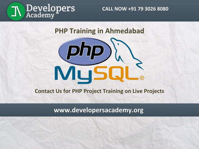 Final year project training in ahmedabad | PPT