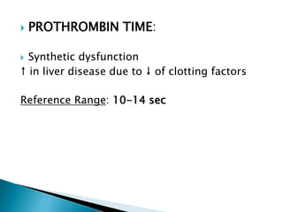 Liver and Liver function tests | PPTX | Blood Disorders | Diseases and ...
