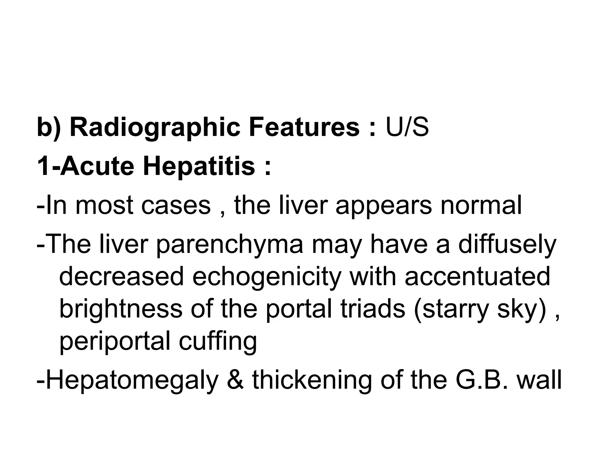 Diagnostic Imaging of the Liver | PPT