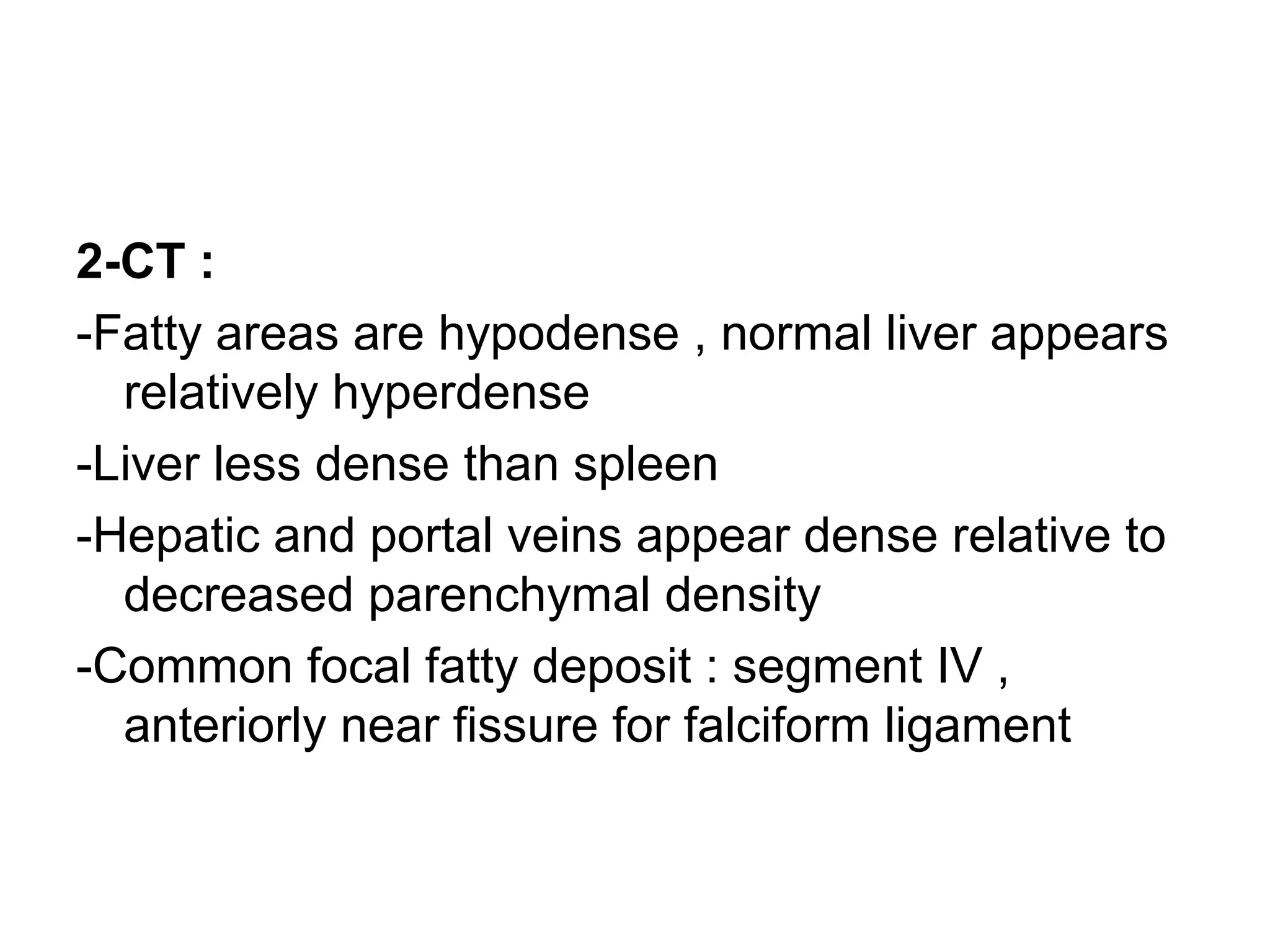 Diagnostic Imaging of the Liver | PPT