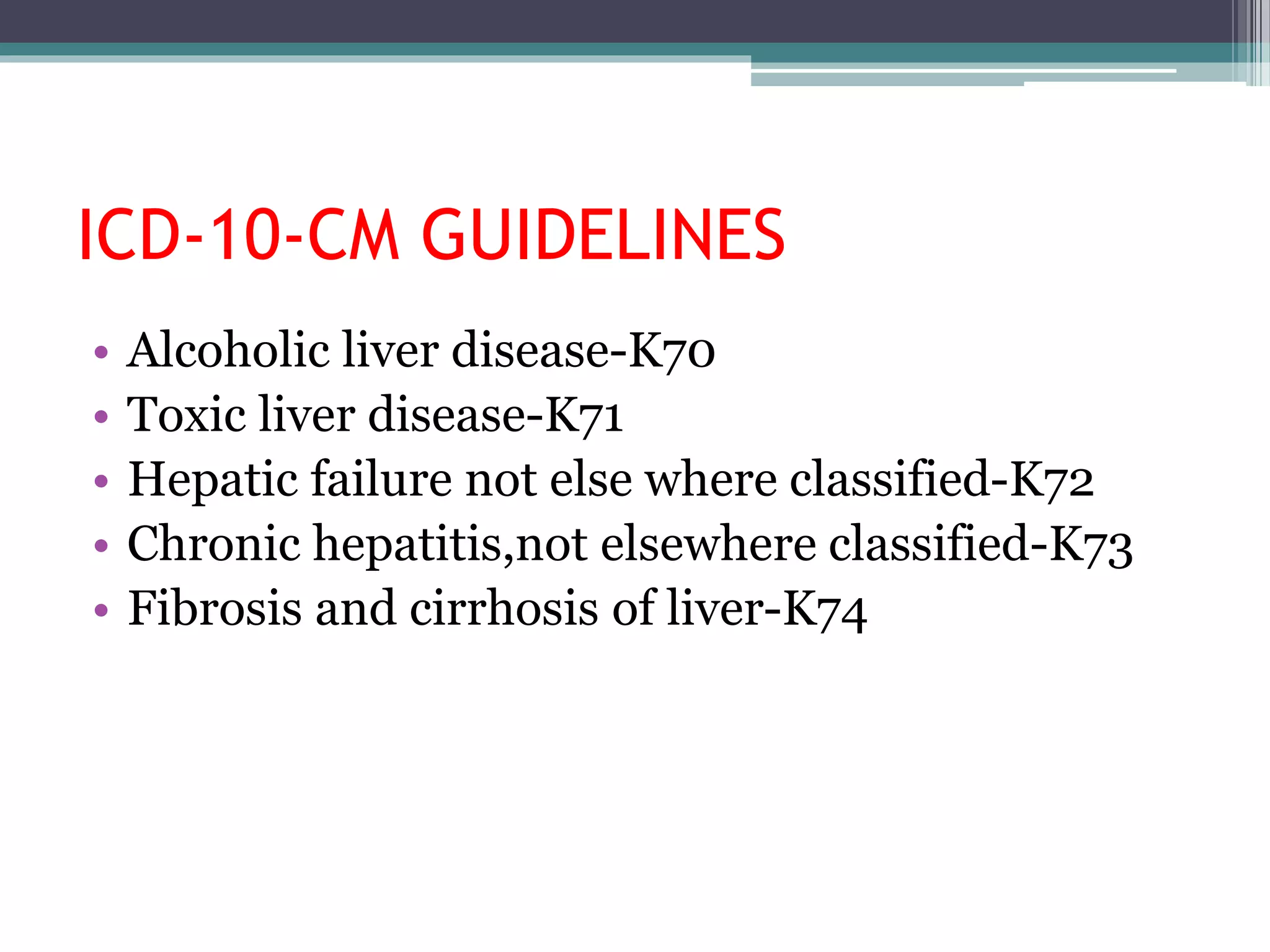 diseases of Liver | PPTX